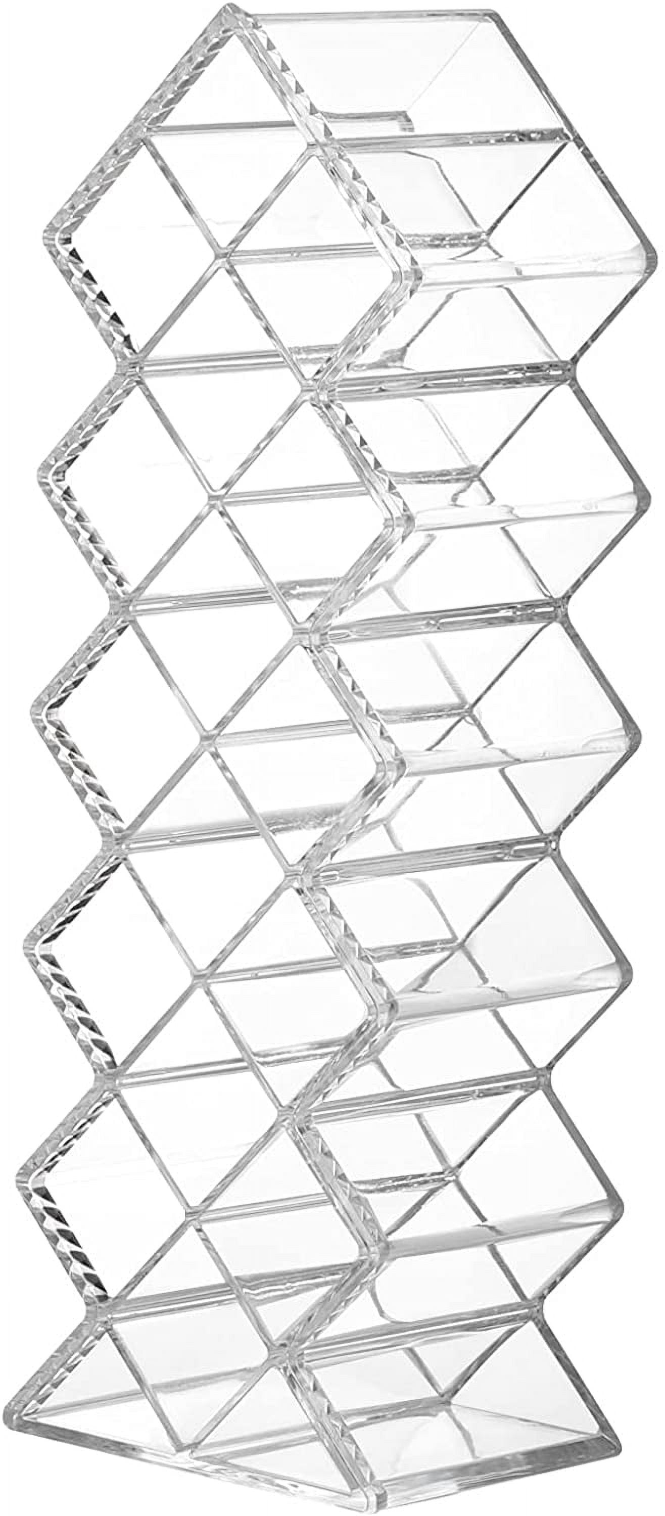 16 Grids Lipsticks Holder - Clear Acrylic Lipgloss Lipstick Organizer ...