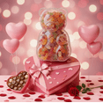 16" Gummy Bear Container for Valentine Gift, Gummy Bear Storage Box for ...