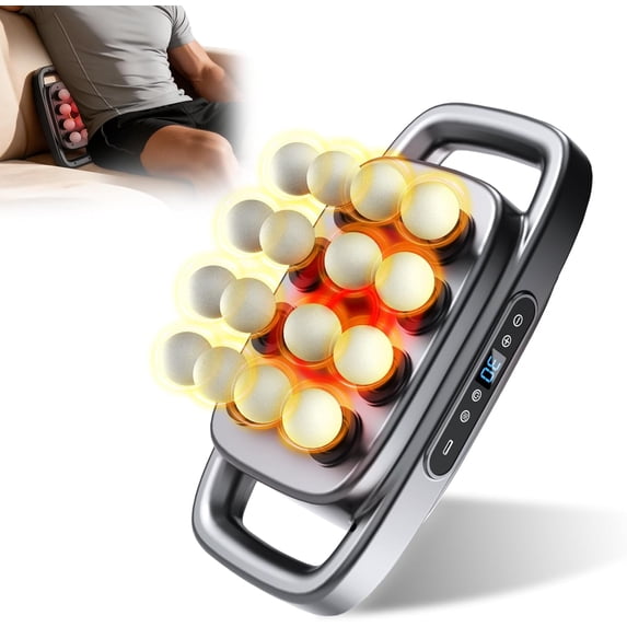 16 Head Massage Gun, 【2026 Upgrade】 12V Motor 60kg Deep Tissue ...