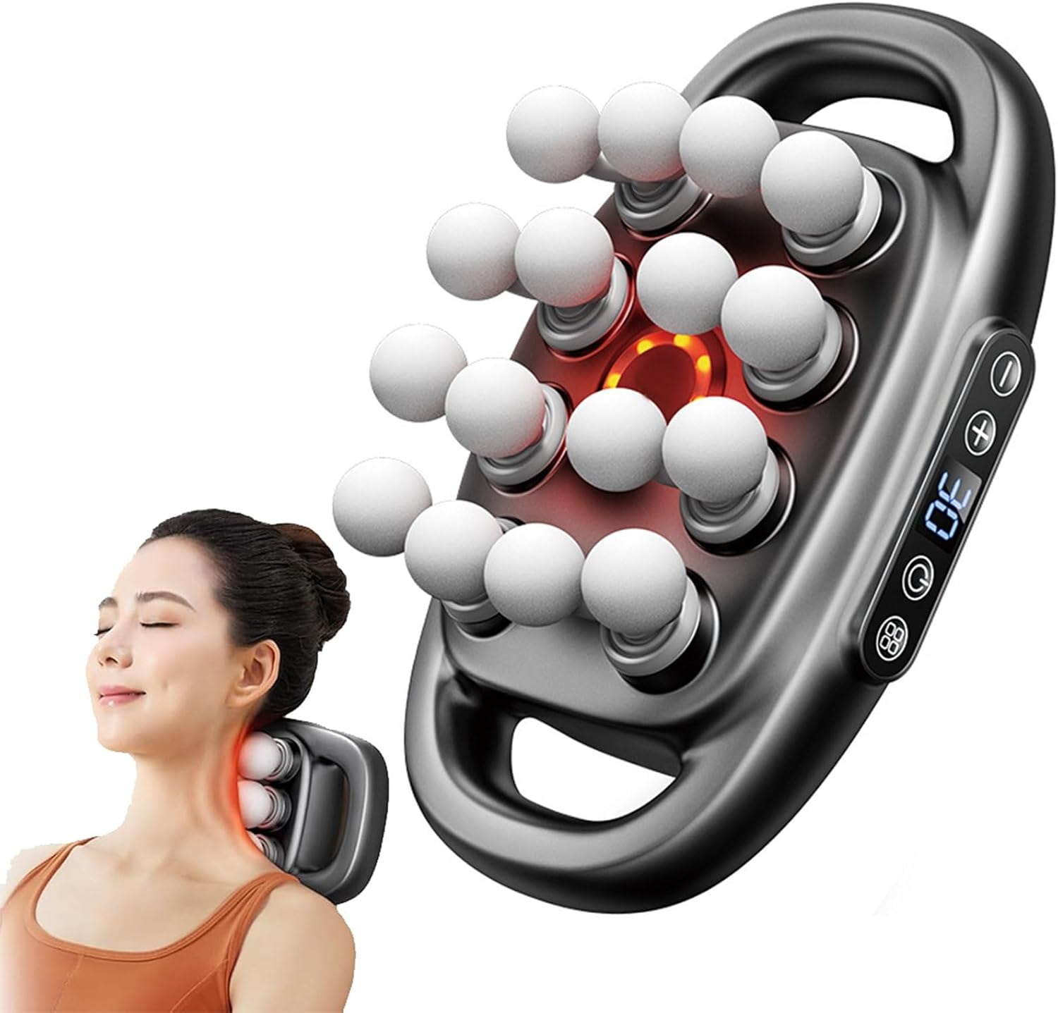 16 Head Massage Gun Deep Tissue with 16 Massages Heads, Electric ...