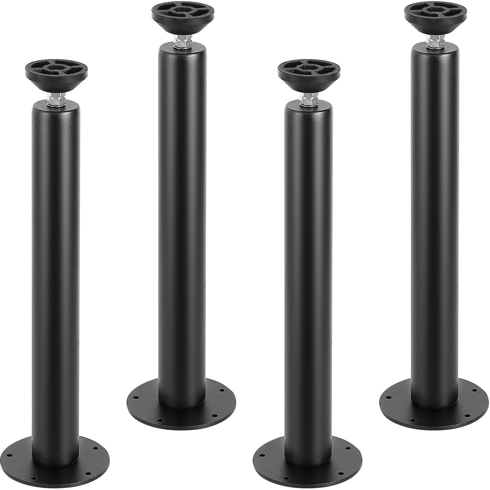 16" Heavy Duty Adjustable Desk Legs Set of 4 - Reinforced Steel ...