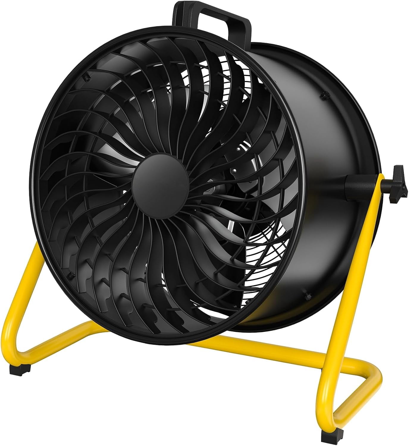 16" High Velocity Floor Fan, 3000 CFM 3-Speed Industrial Shop Fan with ...