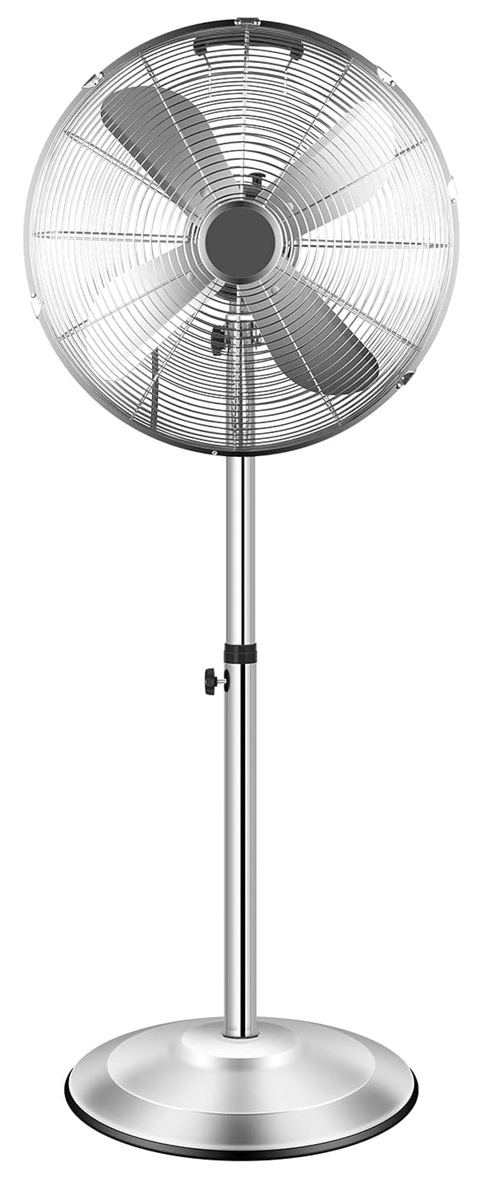16" High Velocity Stand Fan, Adjustable Heights, 75°Oscillating, Low ...