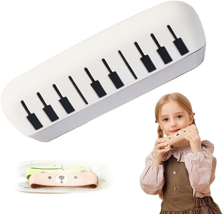 16-Hole Cartoon Kids Harmonica 2025 New Silicone Mini Harmonica for ...