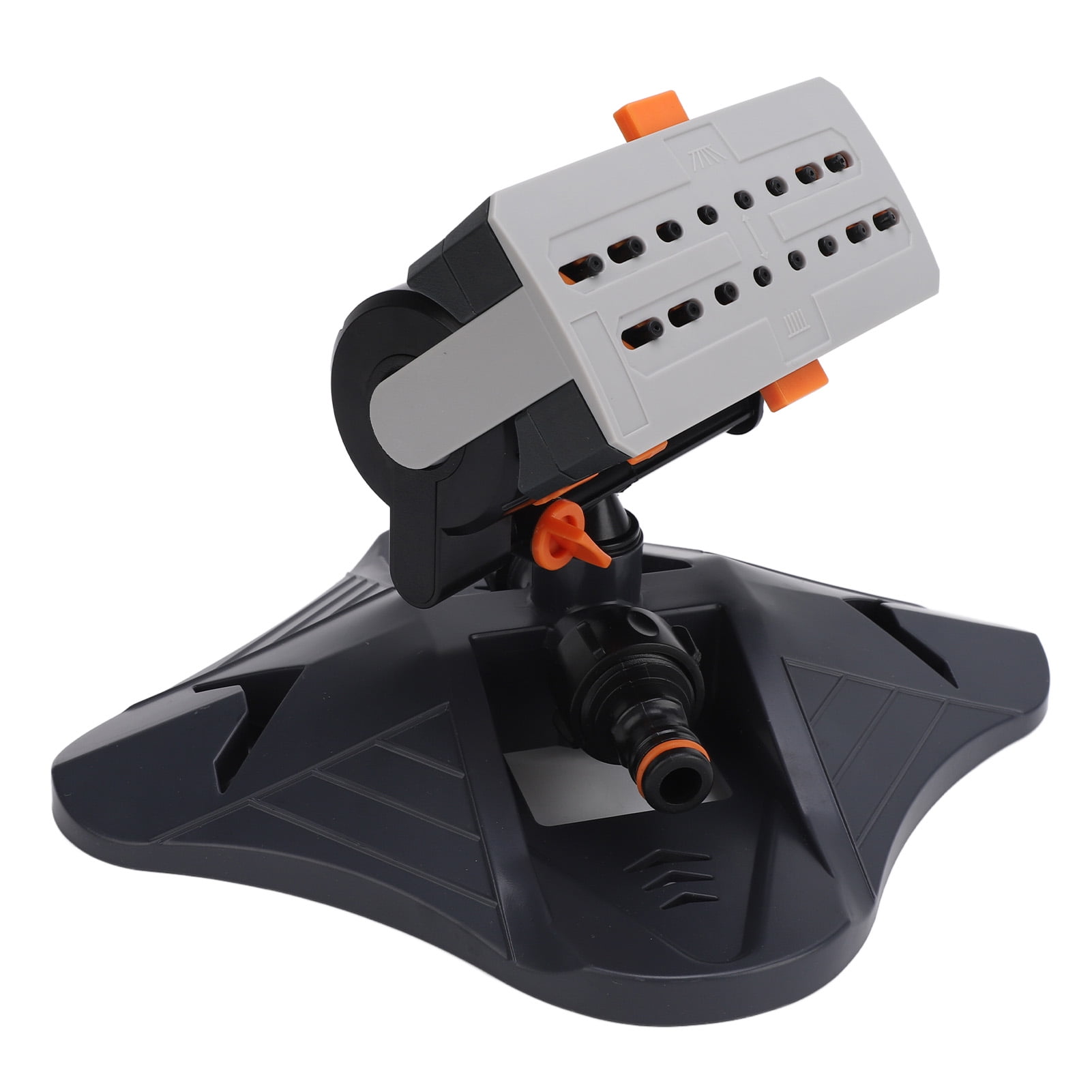 16 Hole Lawn Sprinkler Automatic Swing Garden Water Sprinkler With 4 ...