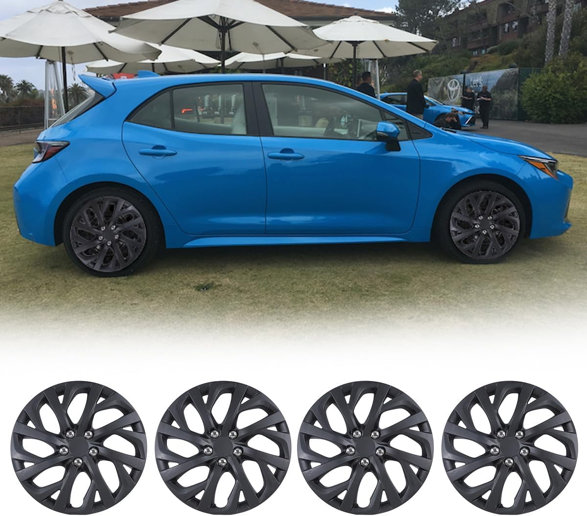 16" Hubcaps Wheel Rim Cover Replacement Compatible with 2017-2019 ...