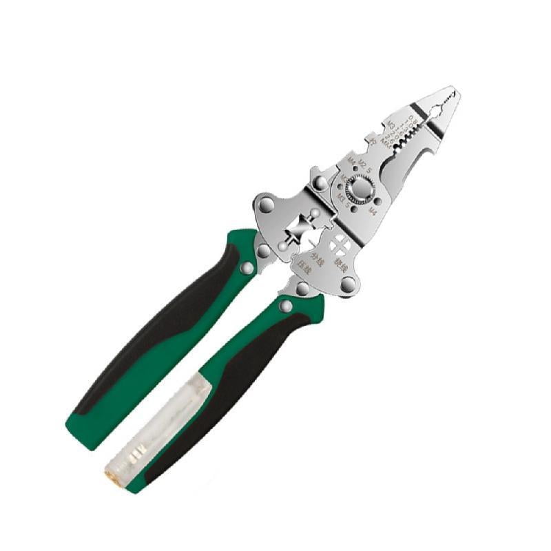 16 IN 1 Foldable Wire Stripper with Electricity Measurement Plier for ...