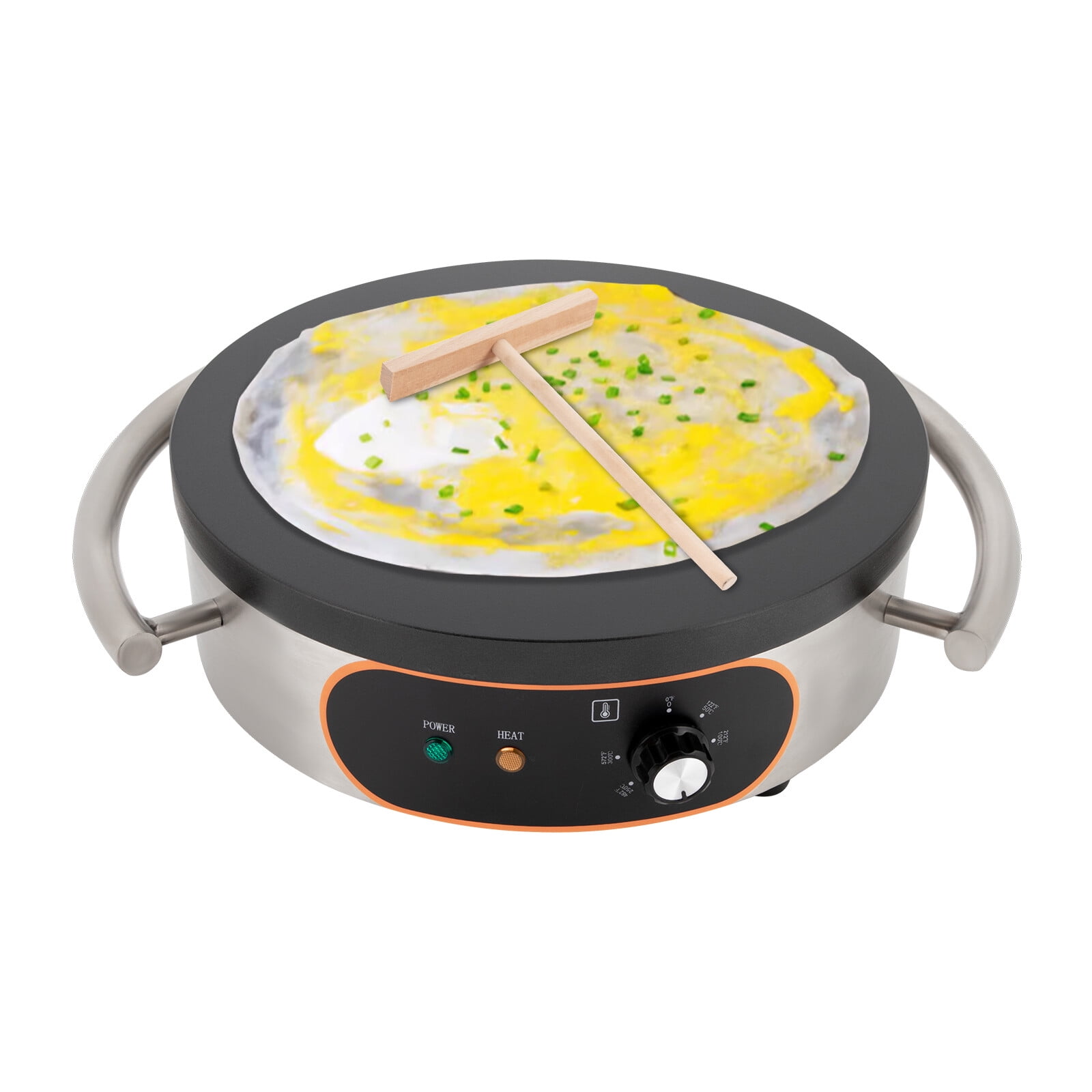 16 In Crepe Maker, Commercial Electric Nonstick Pancake Maker Machine ...