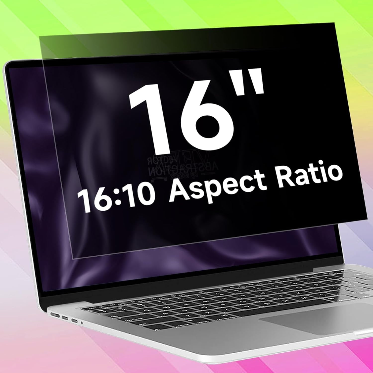 16 Inch 16:10 Laptop Privacy Screen Filter, Anti Blue Light Glare ...