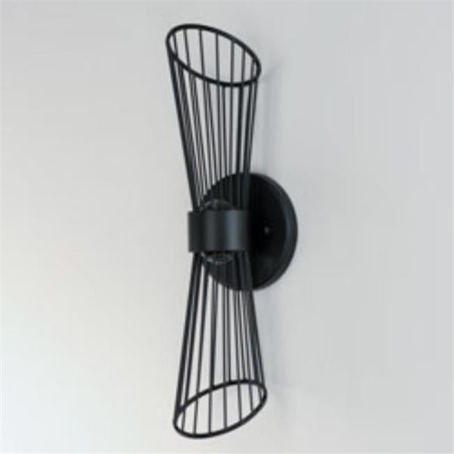 16 Inch 7W 2 Led Wall Sconce-Black Finish Maxim Lighting 24171Bk ...