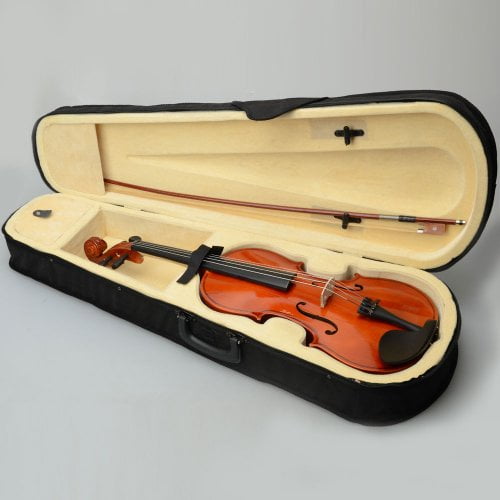16-Inch Acoustic Viola,Handmade Varnish Solid Wood Viola Kit with Case ...