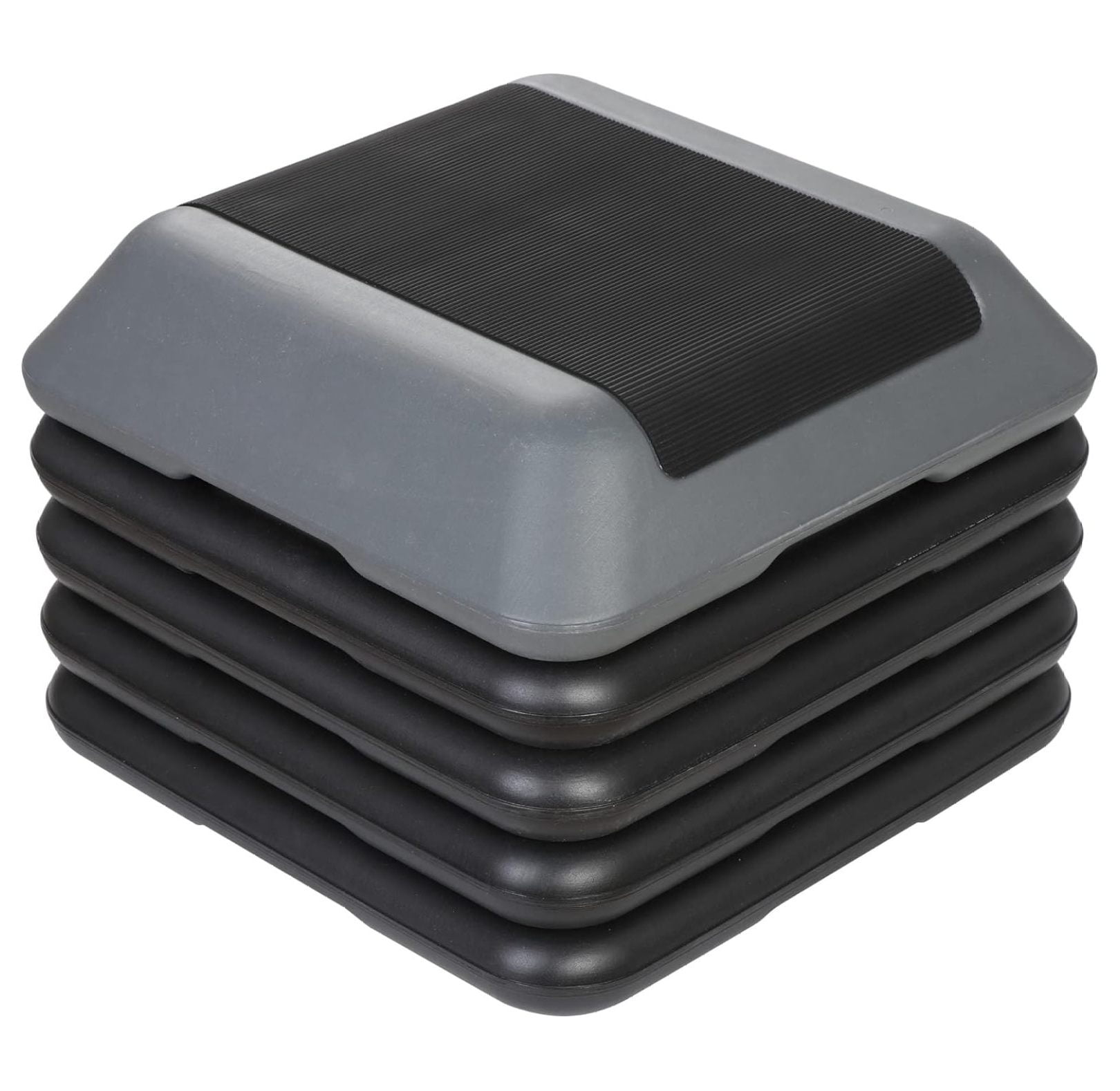 16 Inch Adjustable Aerobic Stepper Exercise Workout Step Platform Bench ...