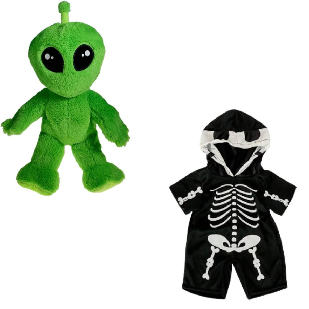 16-Inch Allen the Alien and Spooky Skeleton Morph Suit - Unique ...