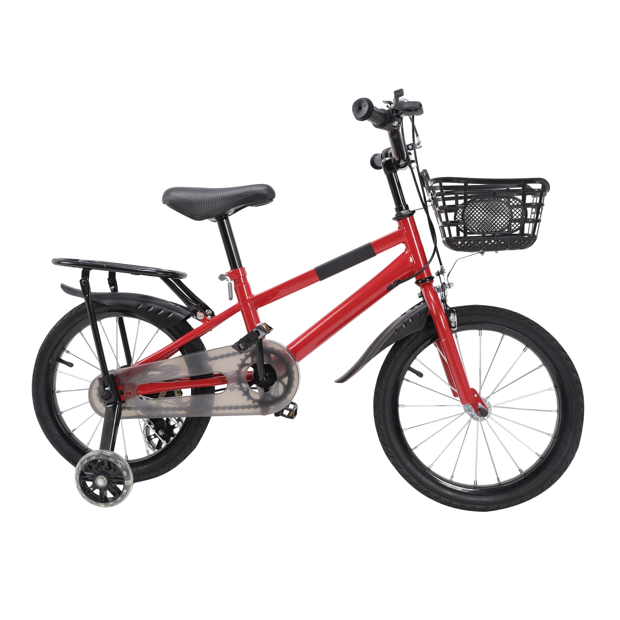 16 Inch Bicycle Children's Training Bicycles Kids Bike with Basket Bell ...