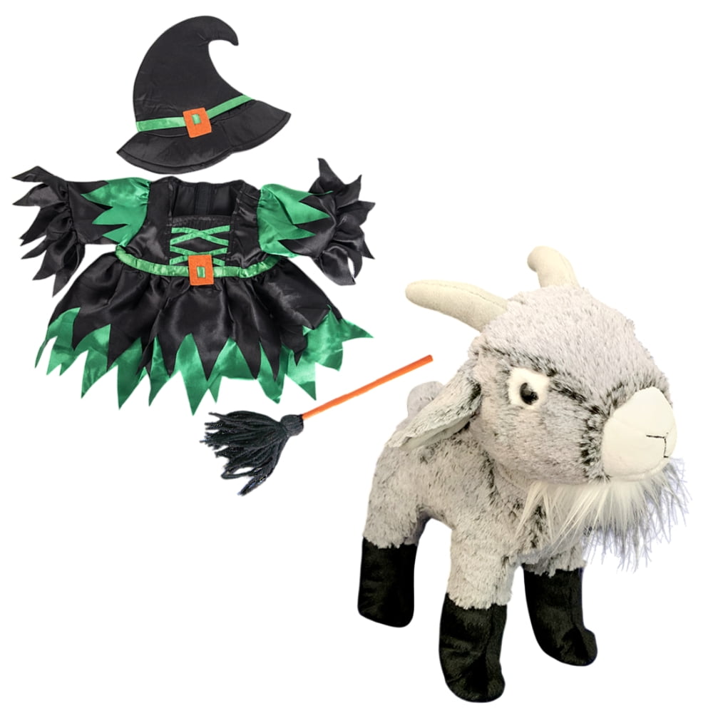 16 inch Bill E. Goat Plush Toy in Enchanting Witch Costume – Halloween ...