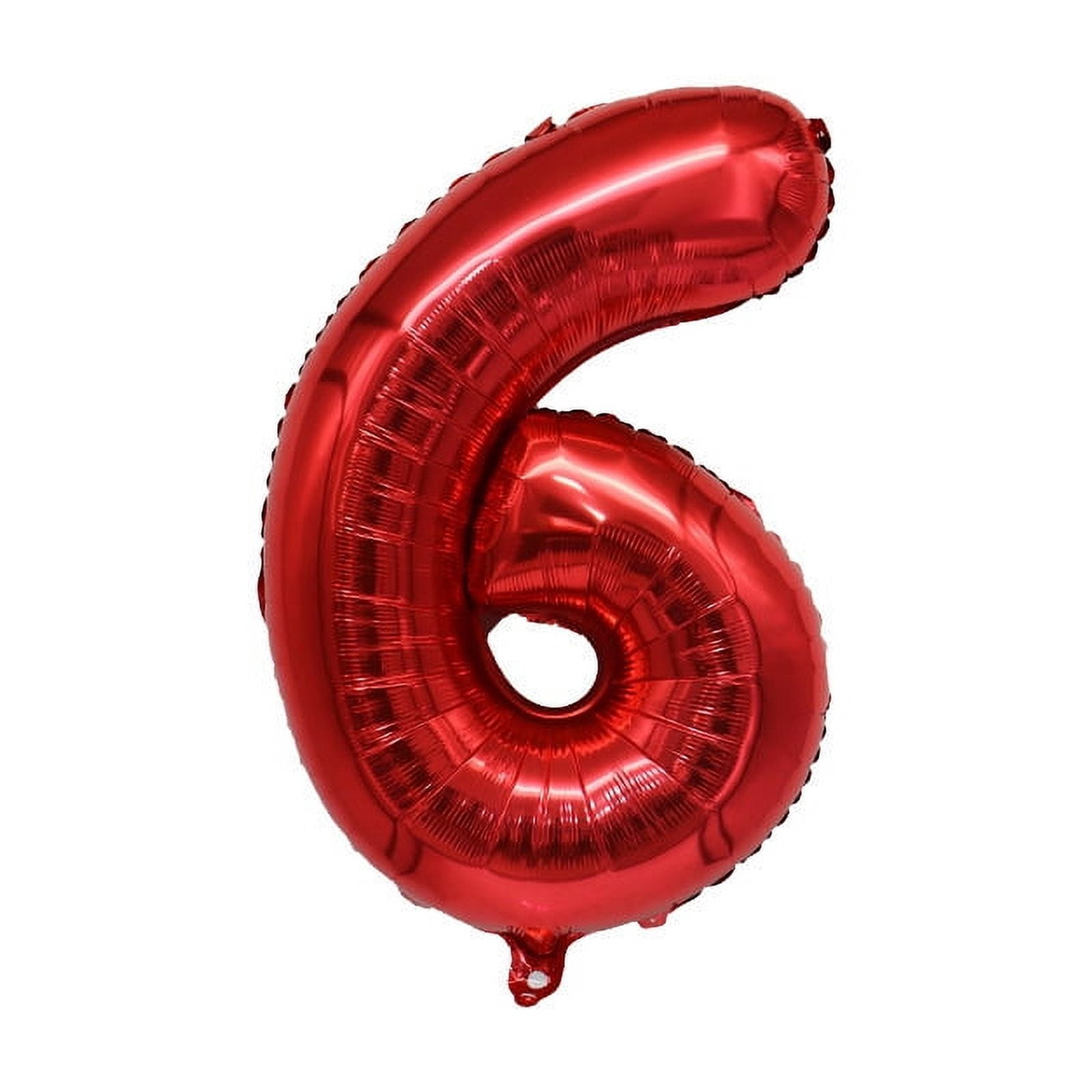 16 Inch Birthday Balloon Numbers 0-9 Foil Balloons Red Blue Green Black ...