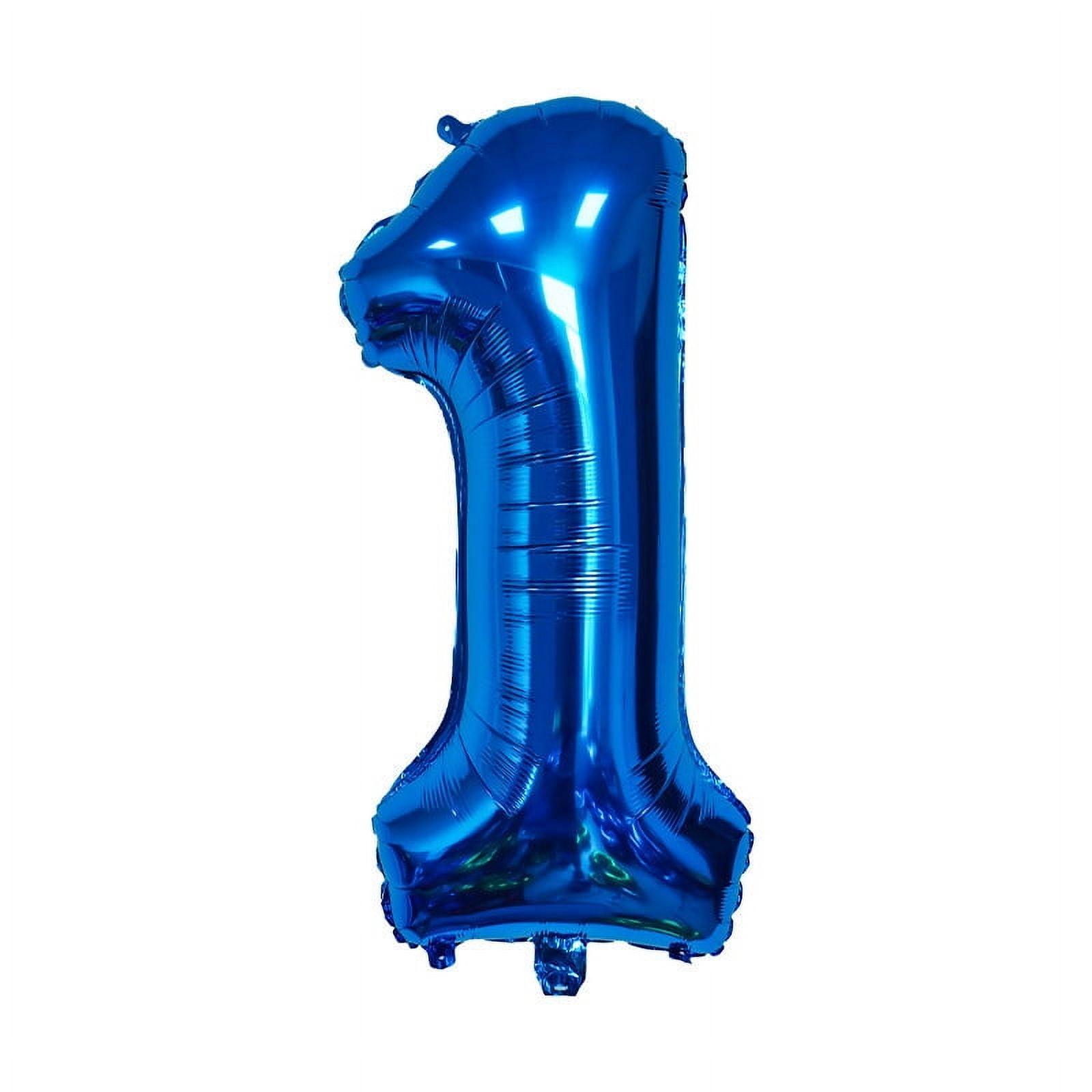 16 Inch Birthday Balloon Numbers 0-9 Foil Balloons Red Blue Green Black ...