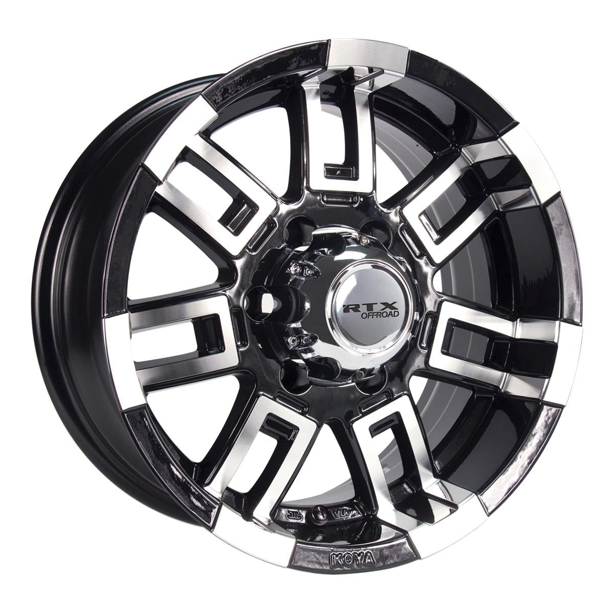 16 Inch Black Alloy Wheel Rim for Chevrolet Colorado, RTX 81010 16x8 ...