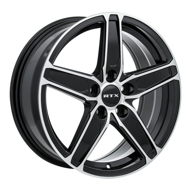 16 Inch Black Alloy Wheel Rim for Pontiac Vibe, RTX 82329 16x6.5 5x114 ...