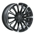 16 Inch Black Alloy Wheel Rim for Toyota Corolla, RTX 81664 16x7 5x100 ...