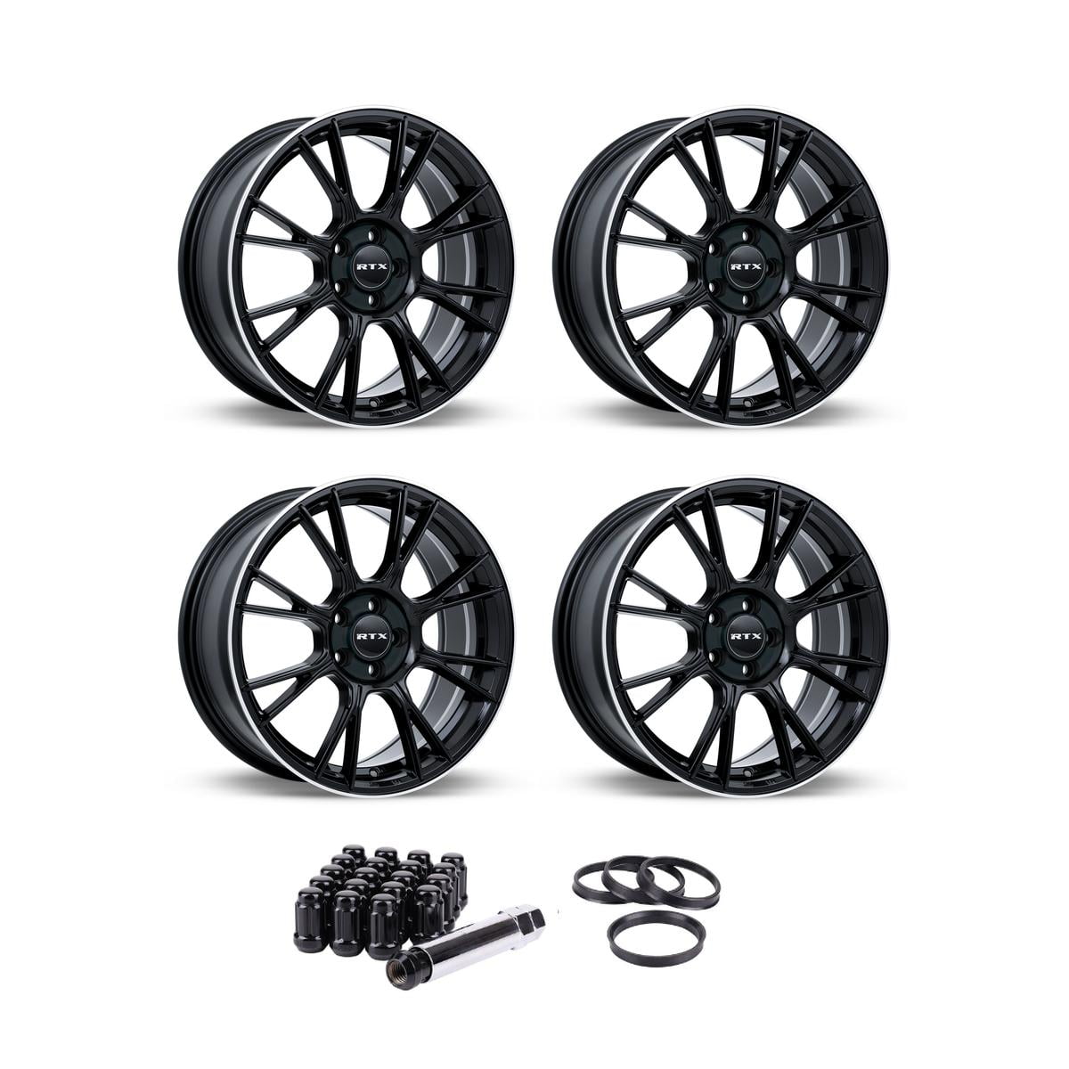 16 Inch Black Rims (Set of 4) for 1986-2004 Cadillac Seville, RTX 82077 ...