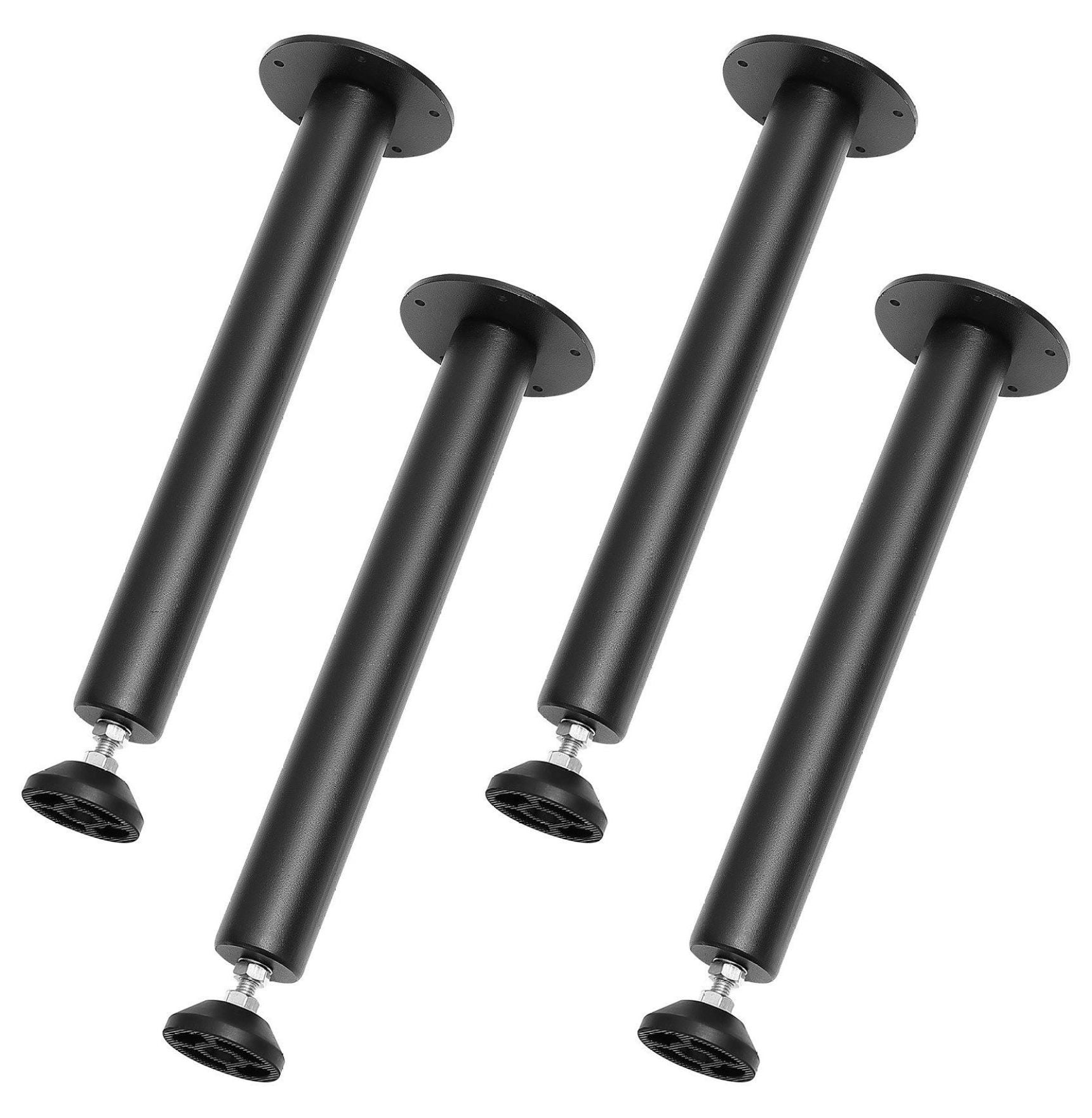 16 Inch Desk Legs - Adjustable Steel Table Legs (Set of 4) - 1200 lbs ...