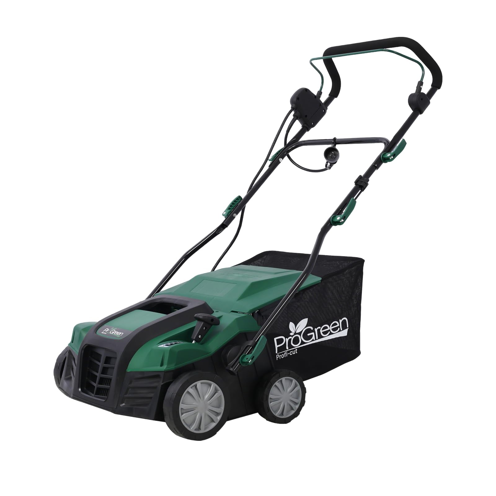 16-Inch Dethatcher Garden Scarifier Electric Powered,15-Amp 4-Position ...