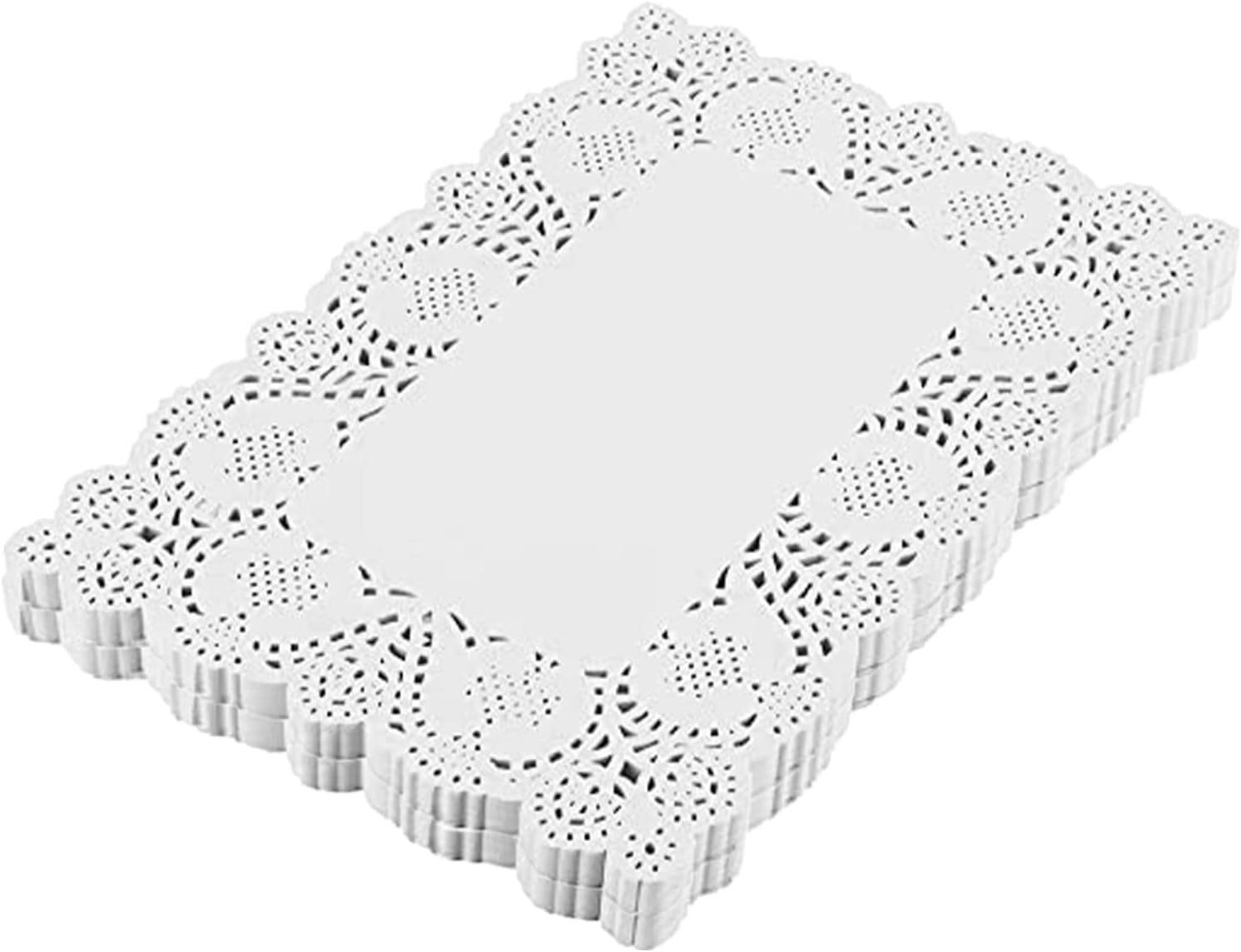 16 Inch Doilies for Food, 130 Pieces Disposable Doilies Paper Placemats ...