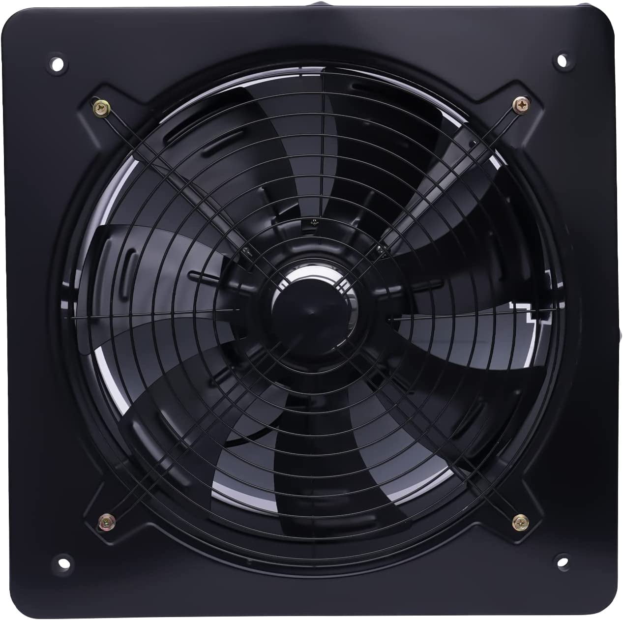 16 Inch Exhaust Fan, Wall Mounted Vent Fans with 7 Blades, Kitchen ...