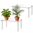 16 Inch Extra Large Risers Display Stands Rectangular 4-leg Plant Stand ...