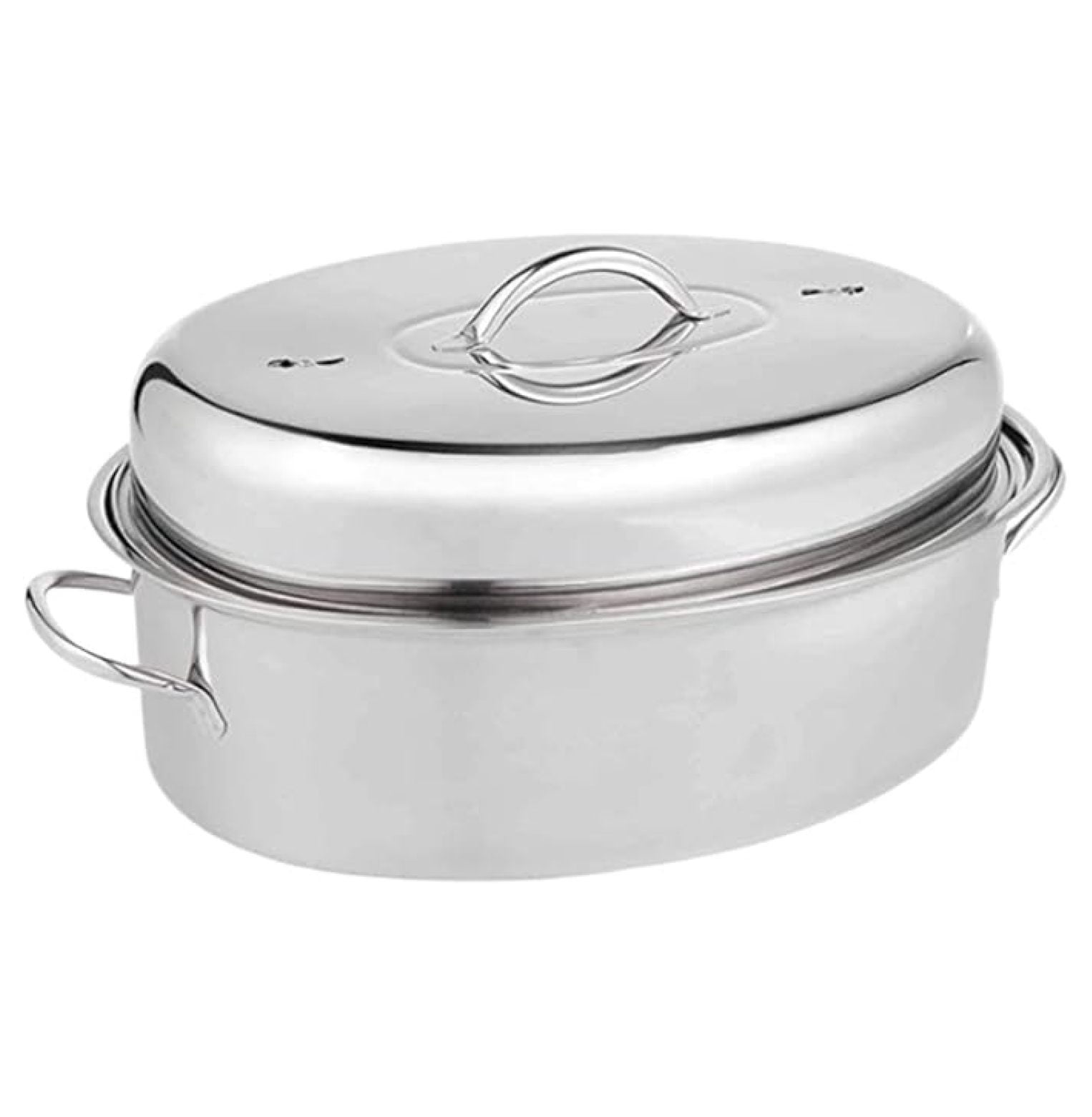 16 Inch Fish Poacher Pot with Lid, Stainless Steel Steamer Tray for ...