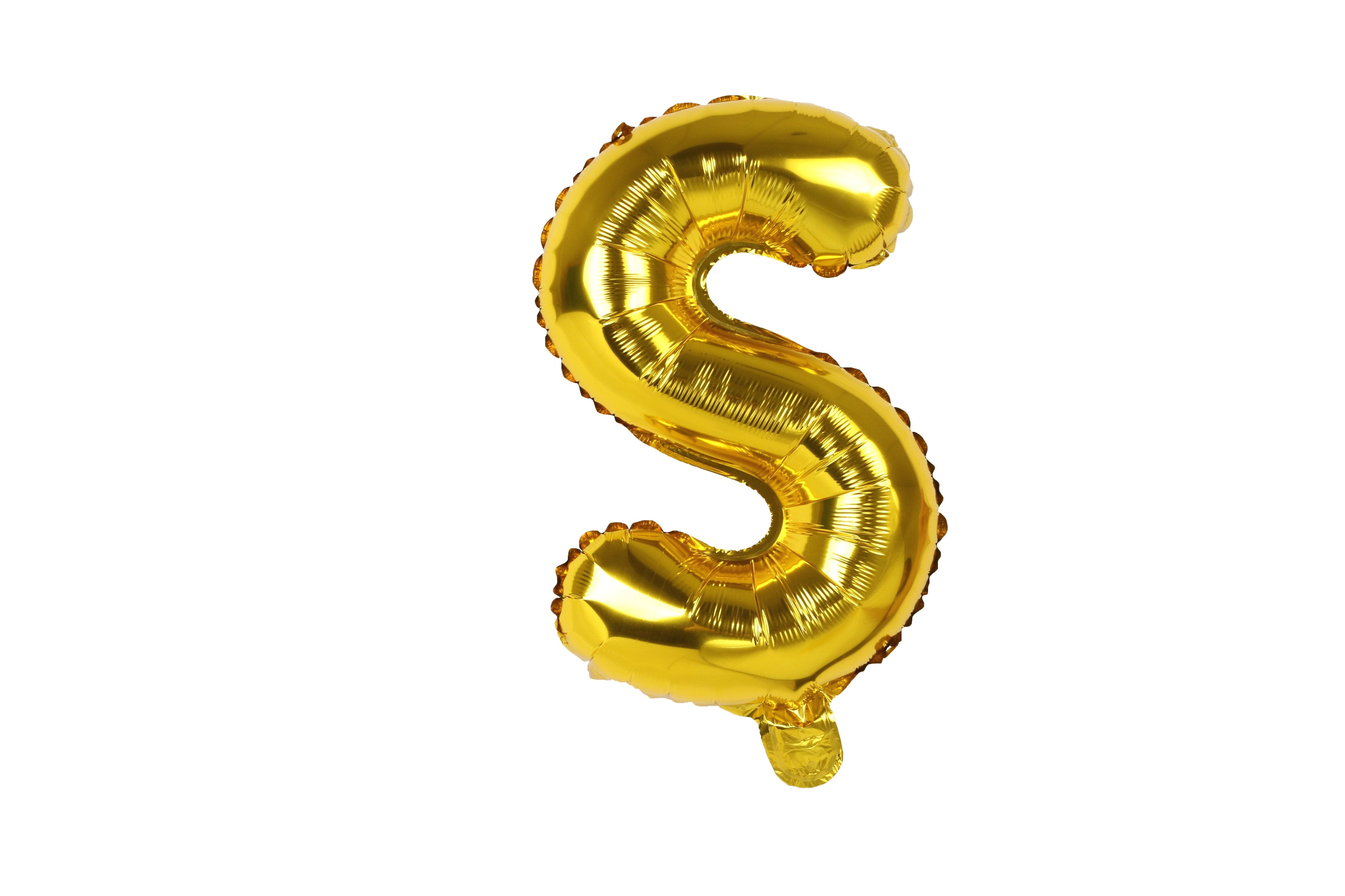 16 Inch Gold Foil Letter Balloon - Walmart.com