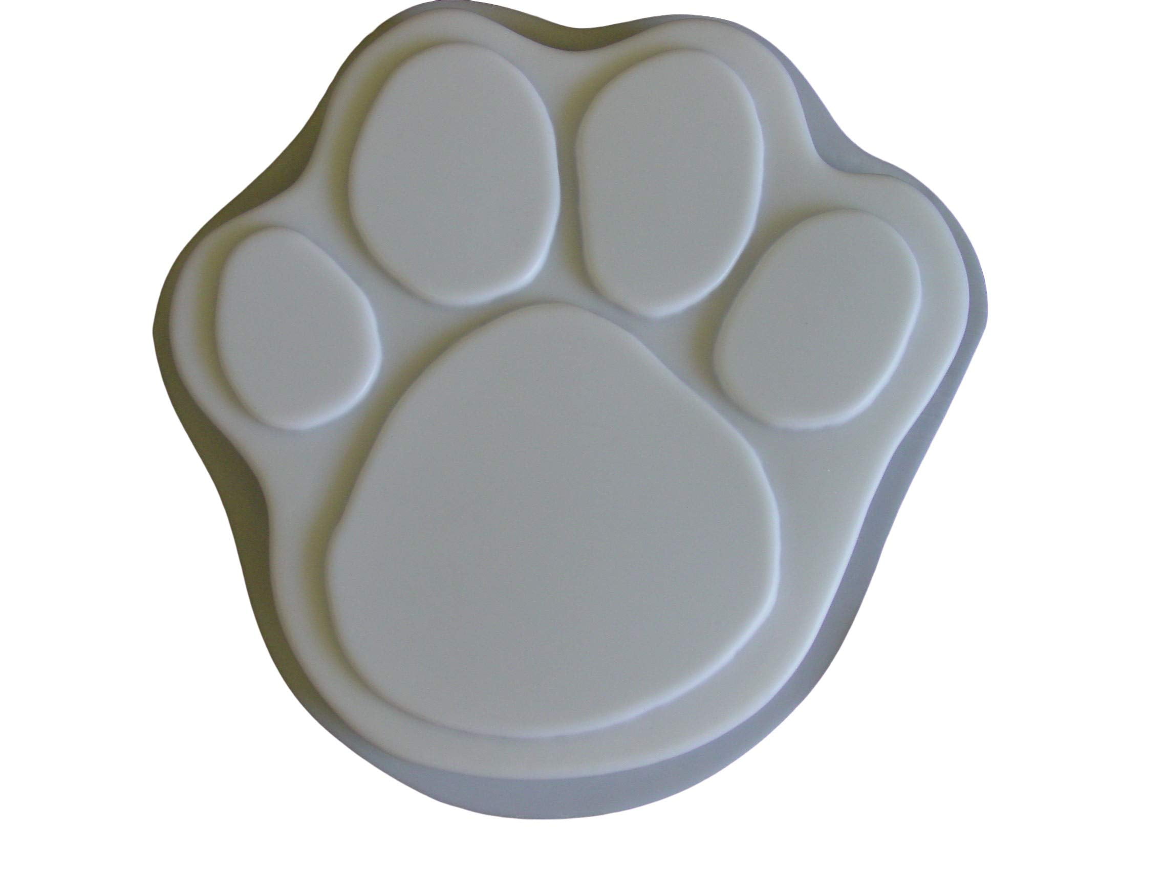 16 Inch Heavy Duty Plastic Paw Print Mold for Cement Stepping Stones ...