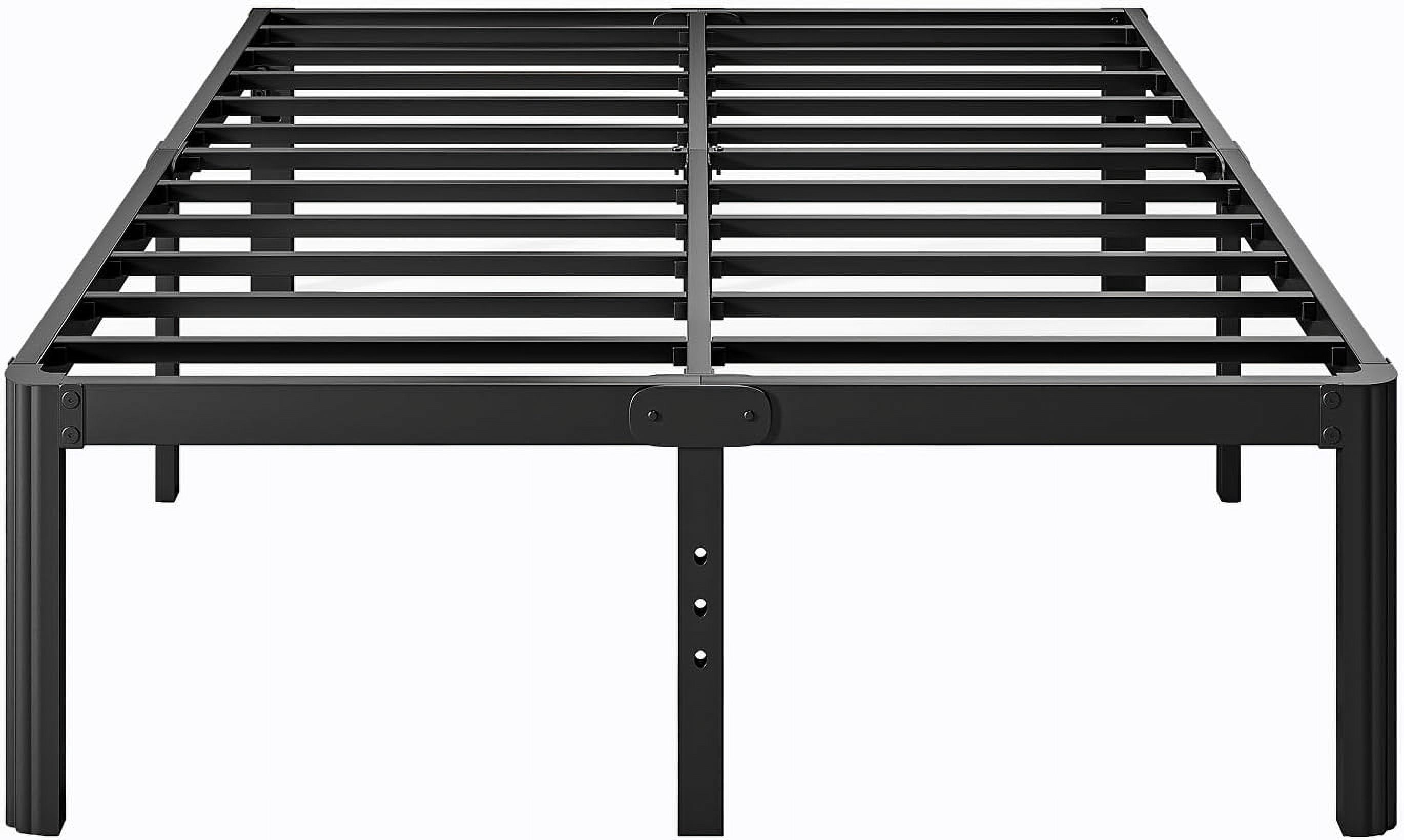 16 Inch High Full Size Bed Frame No Box Spring Needed, Platform Metal ...