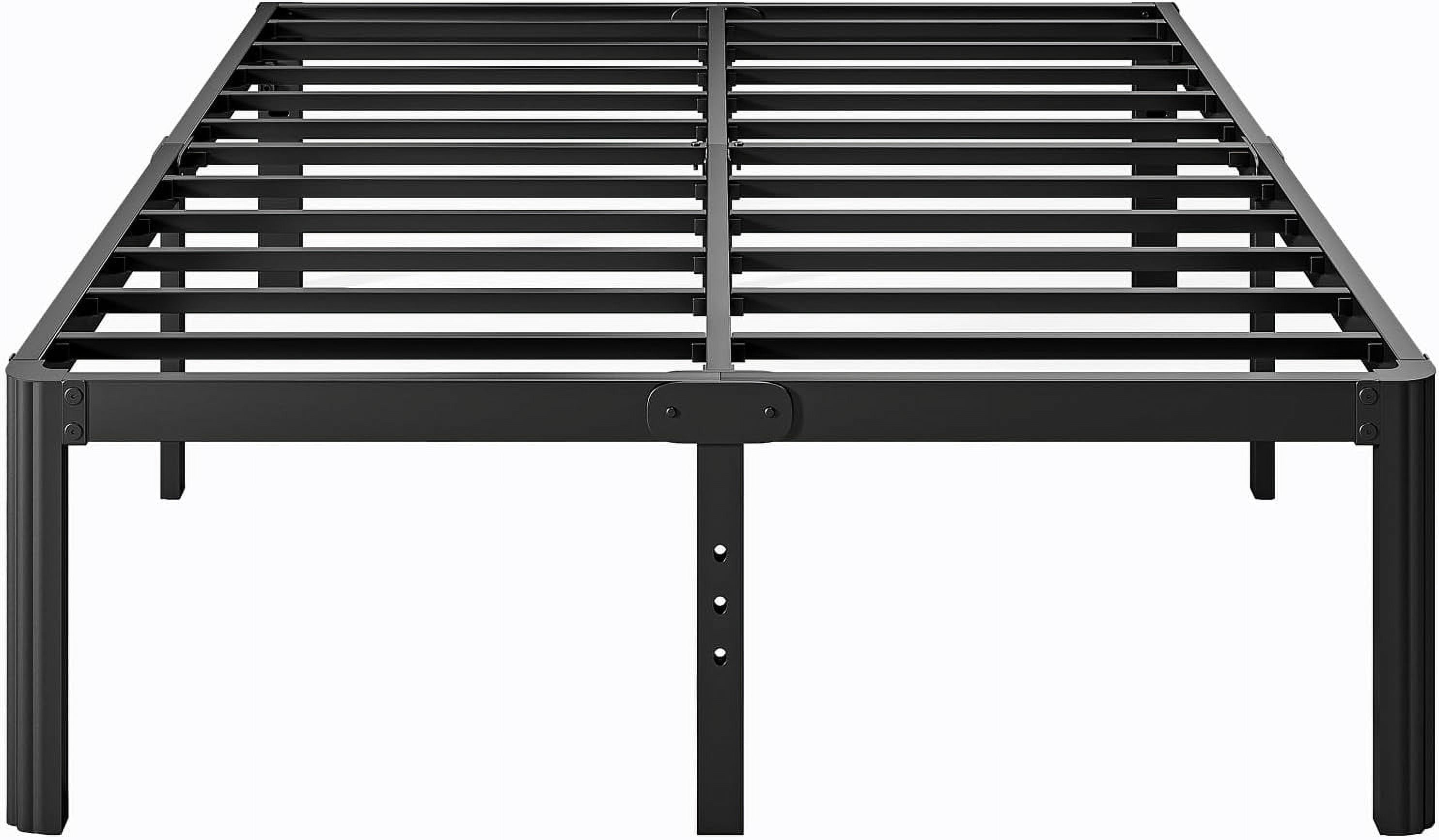 16 Inch High Platform Metal King Size Bed Frame, King Bed Frame no Box ...