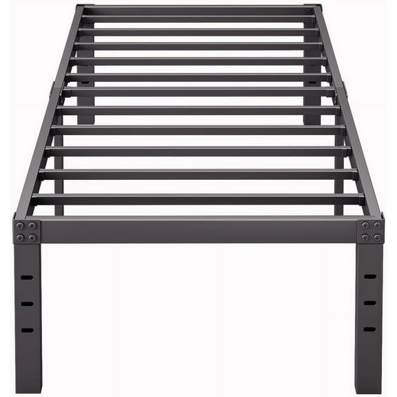 14 Inch High Platform Bed Frame No Box Spring Needed, Bed Frame , Noise ...