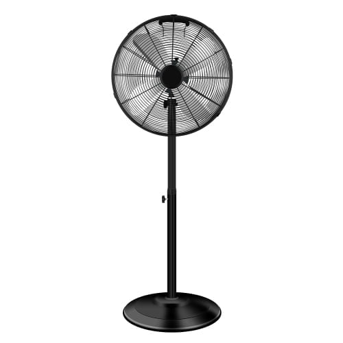 16 Inch High Velocity Stand Fan, Adjustable Heights, 75°Oscillating ...