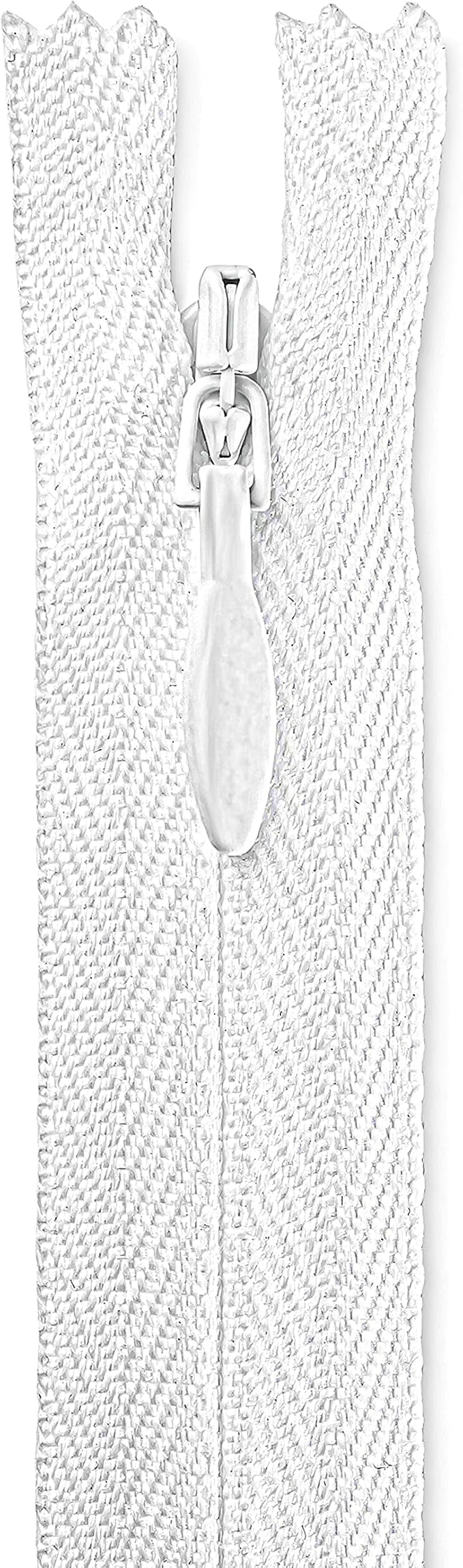 16 Inch Invisible White Zipper for Sewing and Crafts – Nylon Coil ...