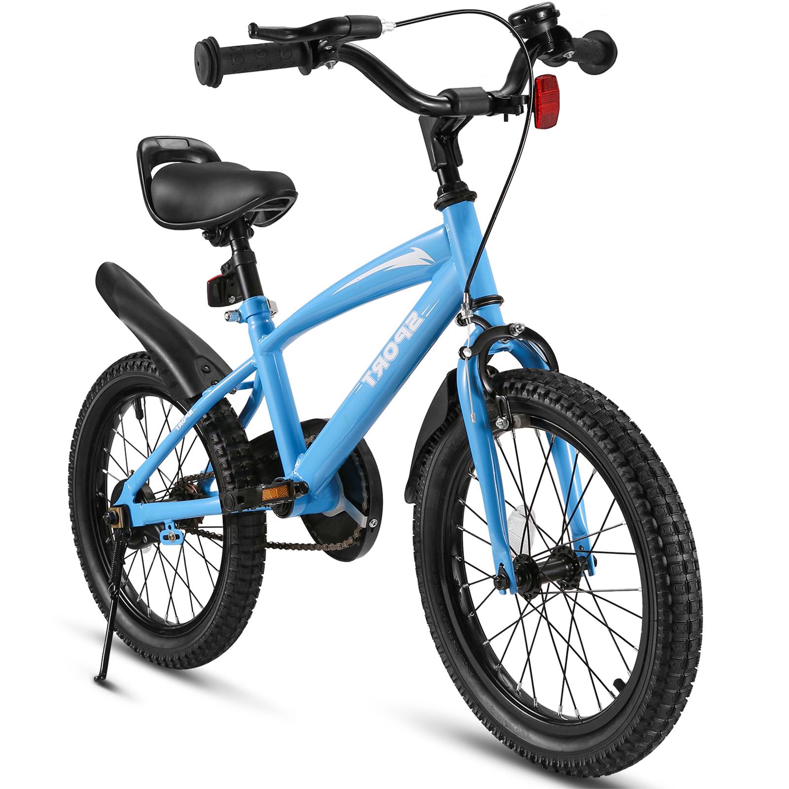 Bicycle For Kids 6 8 Costway 17 5 In Kids Bike Bicycle With Training