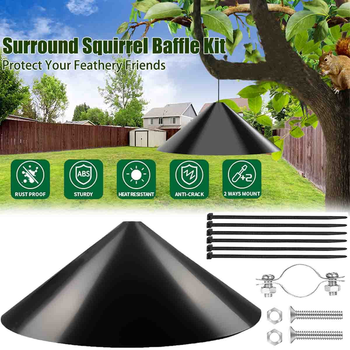 16 Inch Large Squirrel Baffle, Squirrel Baffles for Bird Feeders ...