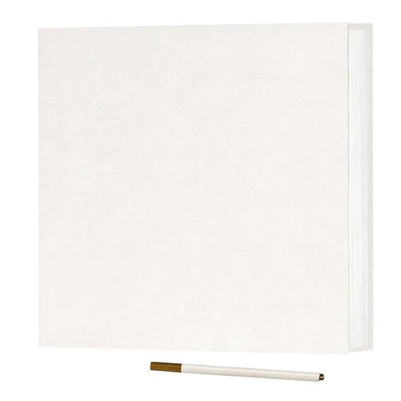 16 Inch Linen Adhesive Photo Album - DIY Scrapbook with Cover Film and ...