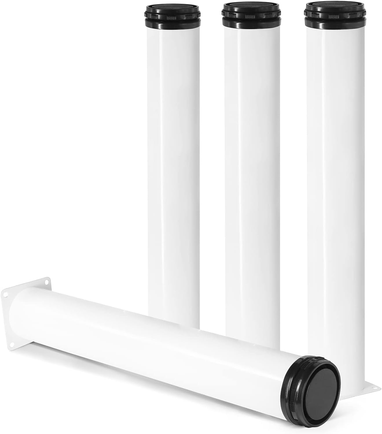 16 Inch Metal Furniture Legs Stainless Steel Adjustable Legs White ...