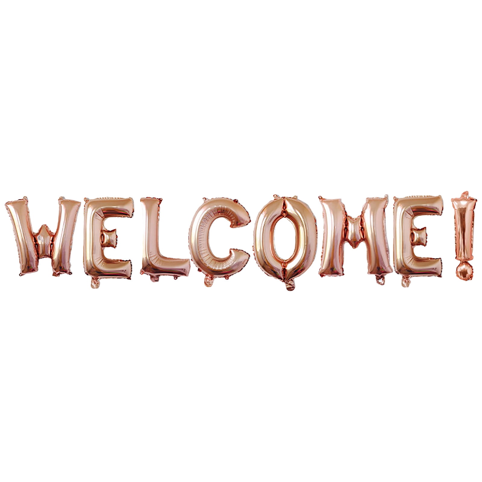 16 Inch Multicolor Welcome Balloon Banner Balloons Foil Letter Balloon ...