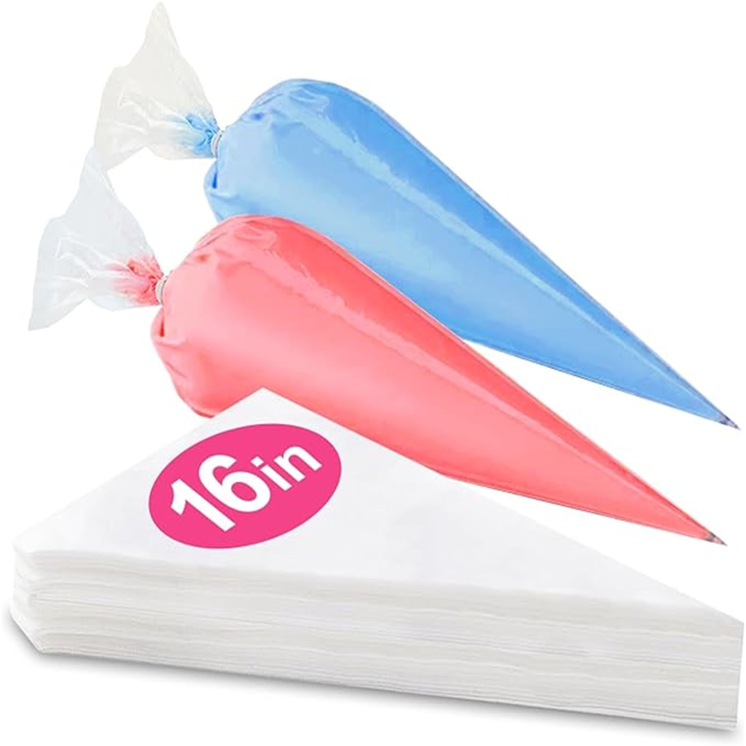 16 Inch Piping Bags Disposable, 50 Pcs Large Pastry Bags, Icing Bags ...