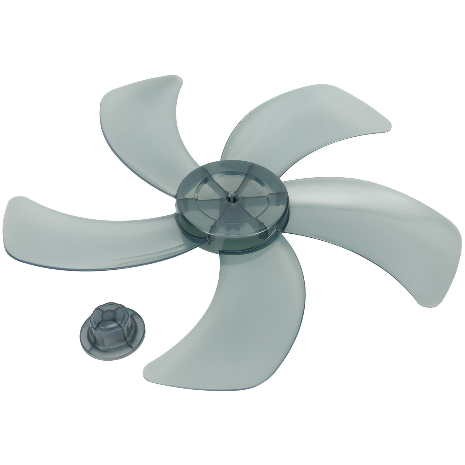 16 Inch Plastic Fan Blade With Nut Cover 5-Leaf Design for Pedestal or ...