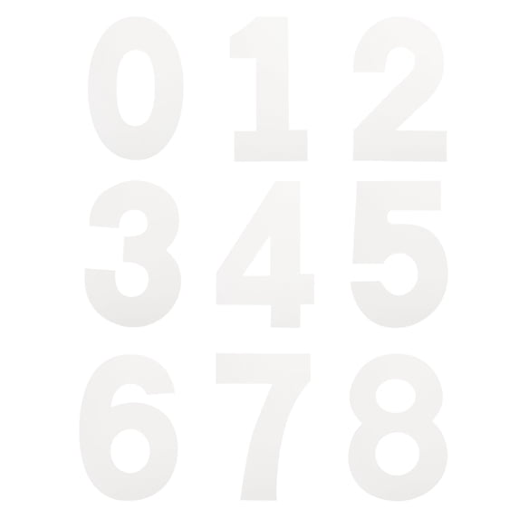 16 Inch Plastic Number Stencils Set for Cake Stencil Address Number ...