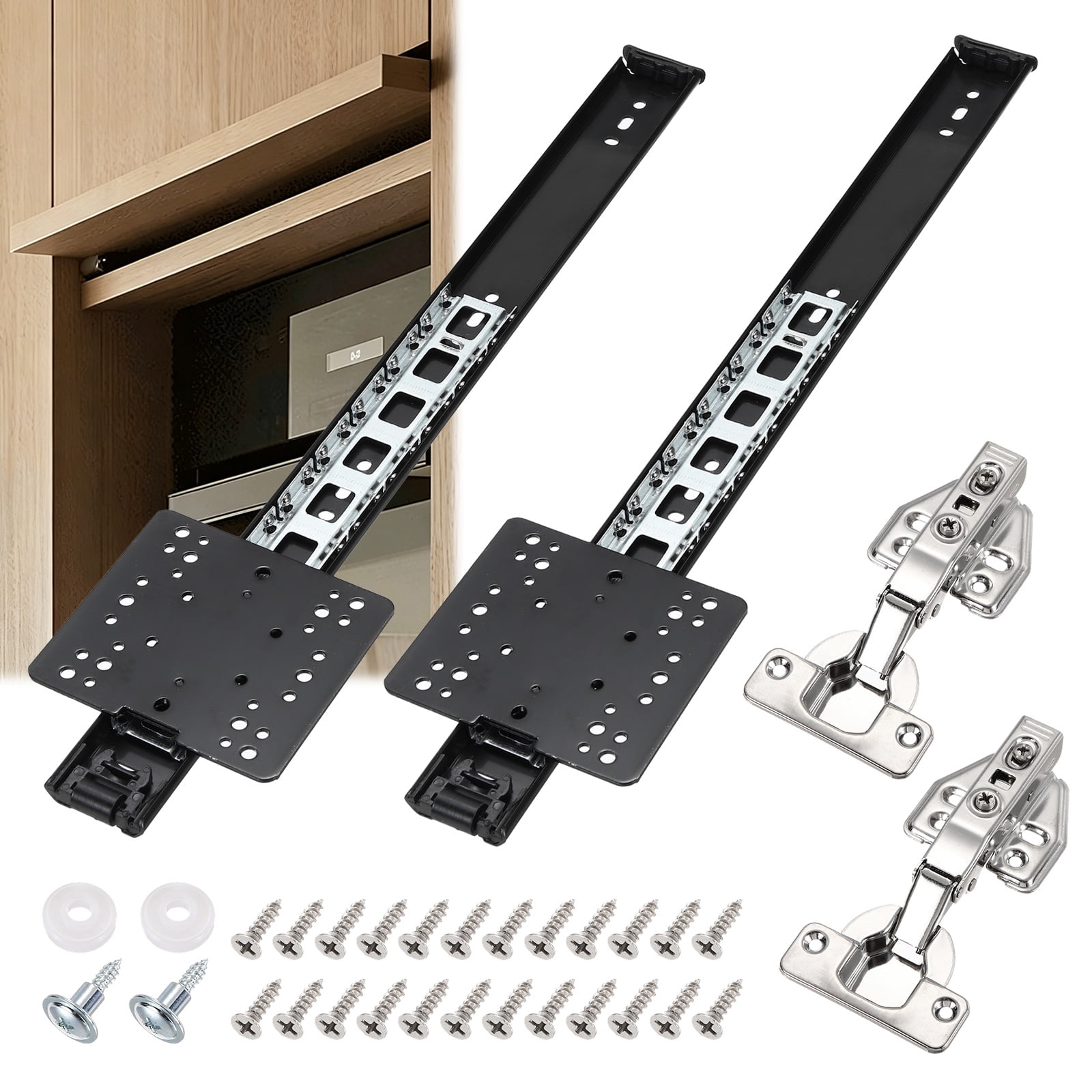 16 Inch Pocket Door Slide Pocket Door Hardware Kit- 1 Set - for 18-20mm ...