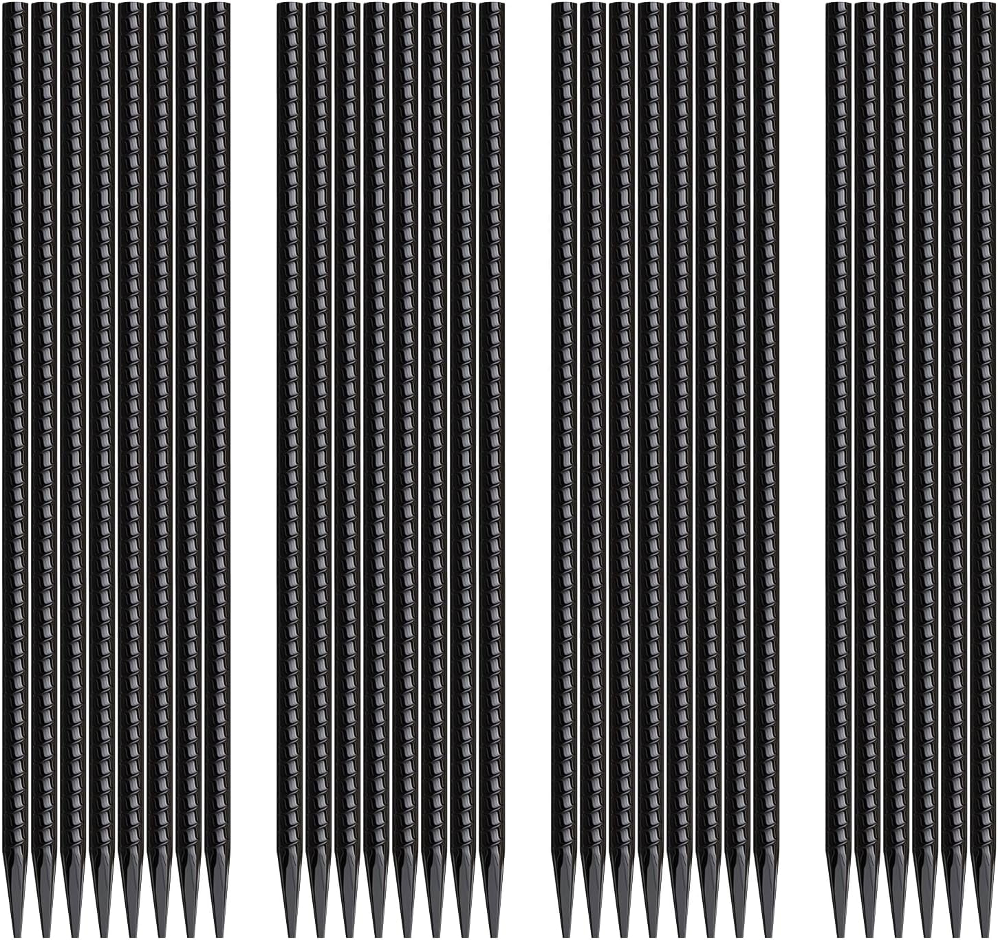 16 Inch Rebar Stakes 30 Pack Heavy Duty Ground Anchors with Chisel ...