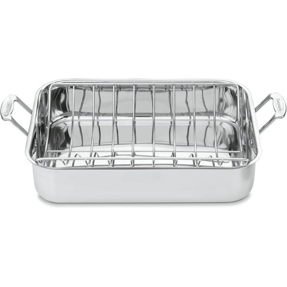 16-Inch Roaster, Chef's Classic Rectangular Roaster with Rack ...