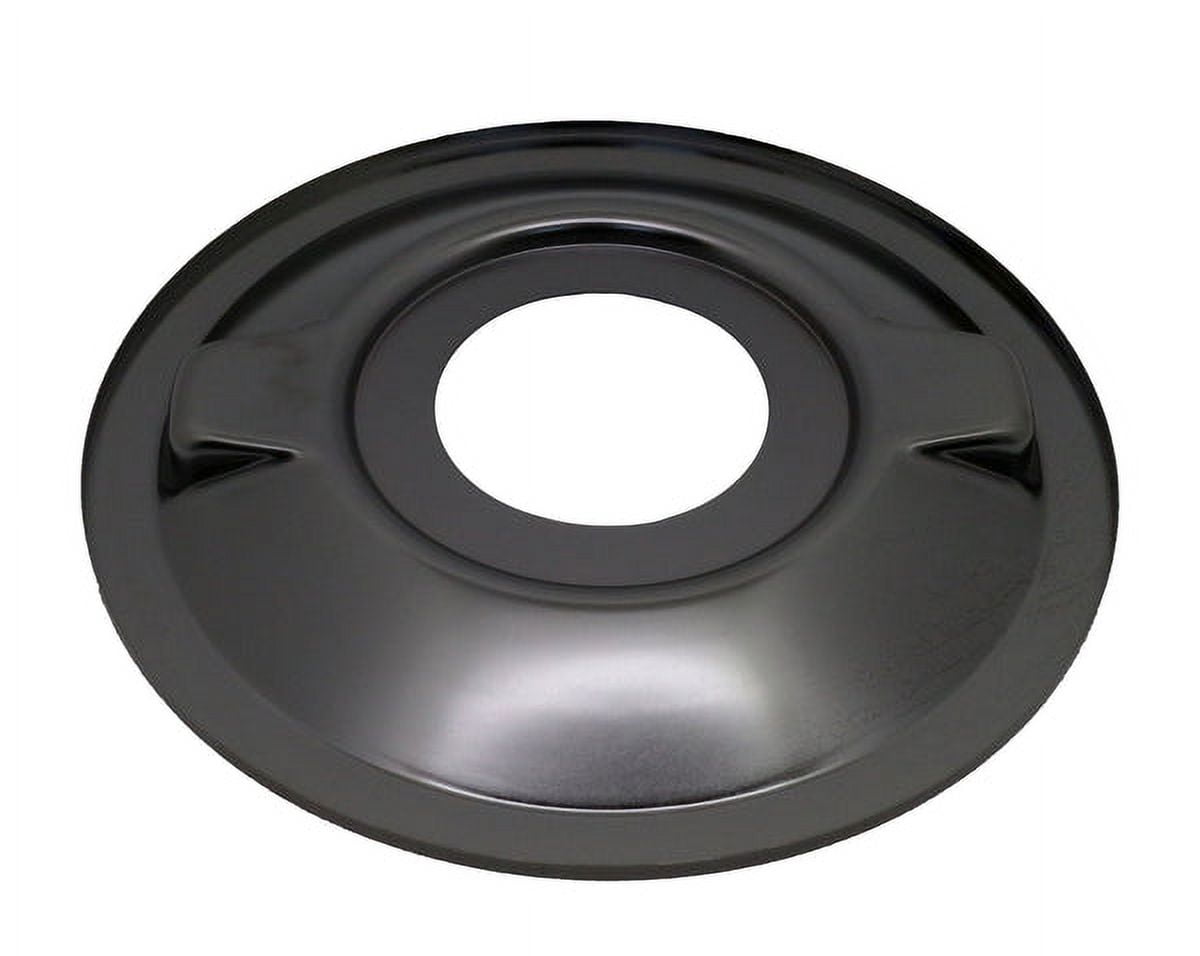 16 Inch Round Drop Base Dominator Black Chrome Steel Air Cleaner Base ...